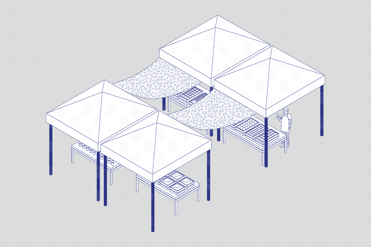 Archade | Axonometric Playground With Sand Pool Vector Drawings