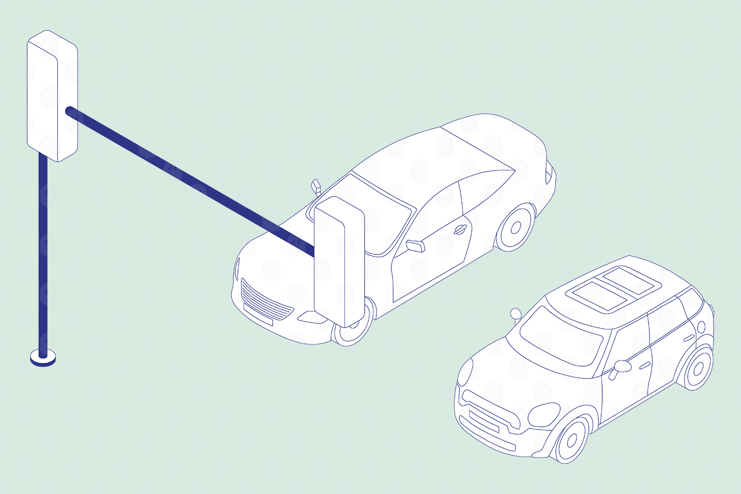 Archade | Axonometric Cars On The Traffic Vector Drawings