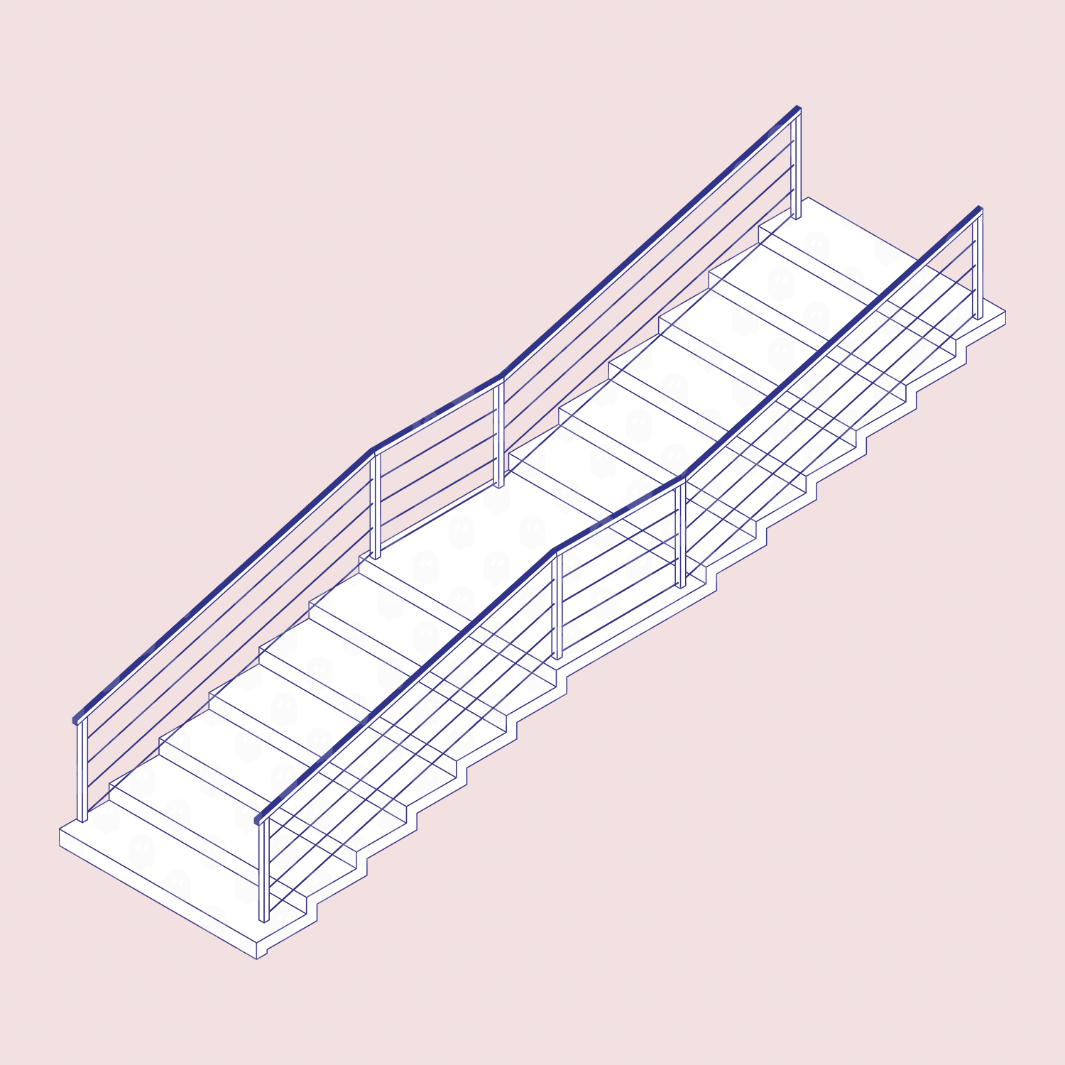 Archade | Axonometric Staircase Vector Drawings